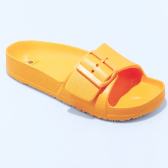 shade shore | Shoes | Womens Shade Shoes Orange Megan Slide Nwt | Poshmark